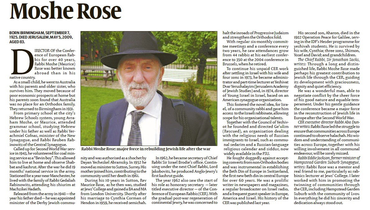 The Rose Family in World War Two - the Home Front